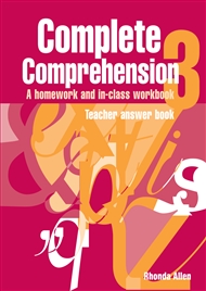 Complete Comprehension 3 Teacher Answer Book - Buy Textbook | Rhonda ...