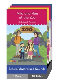 Nelson Phonics in a Box 3: Schwa/Unstressed Sounds Story Books x 10 ...