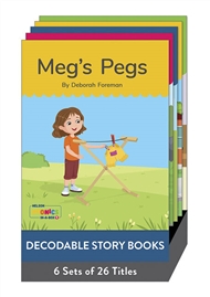 Nelson Phonics in a Box 1: Decodable Story Books x 26, pack of 6 - Buy ...