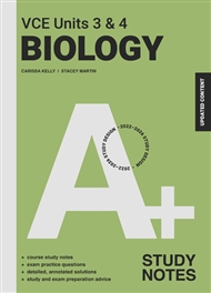 A+ Biology Study Notes VCE Units 3 & 4 Updated - Buy Textbook | Carissa ...