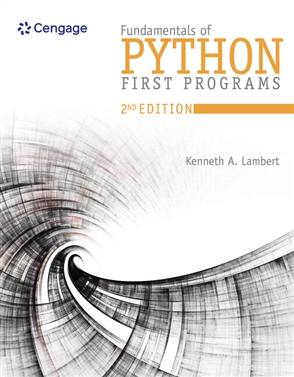 Fundamentals of Python - Buy Textbook | Kenneth Lambert | 9781337560092 ...
